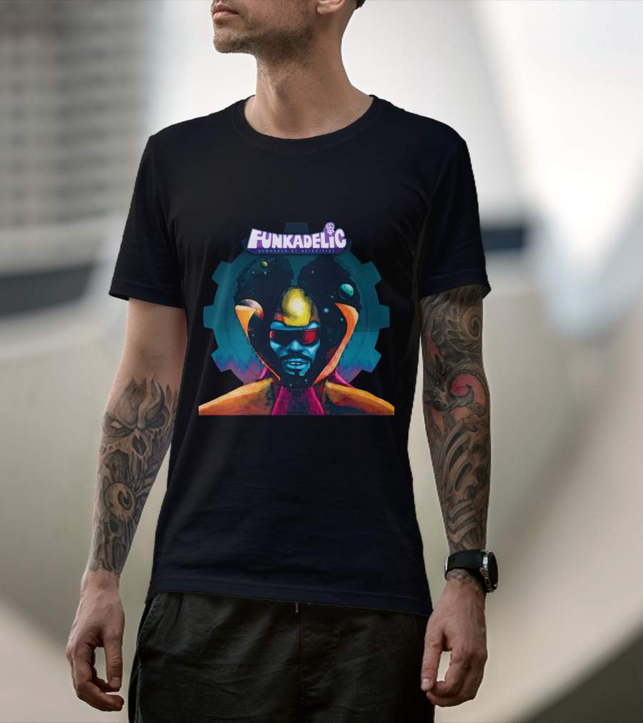 Funkadelic Legends By Detroiterz Iconic Afro-Futuristic Art T-Shirt