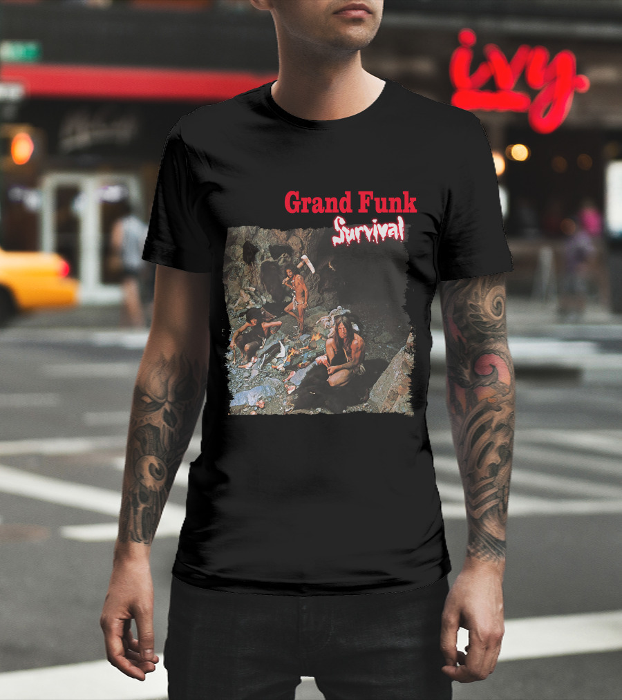 Grand Funk Survival Album Cover Art Gfr1 T-Shirt