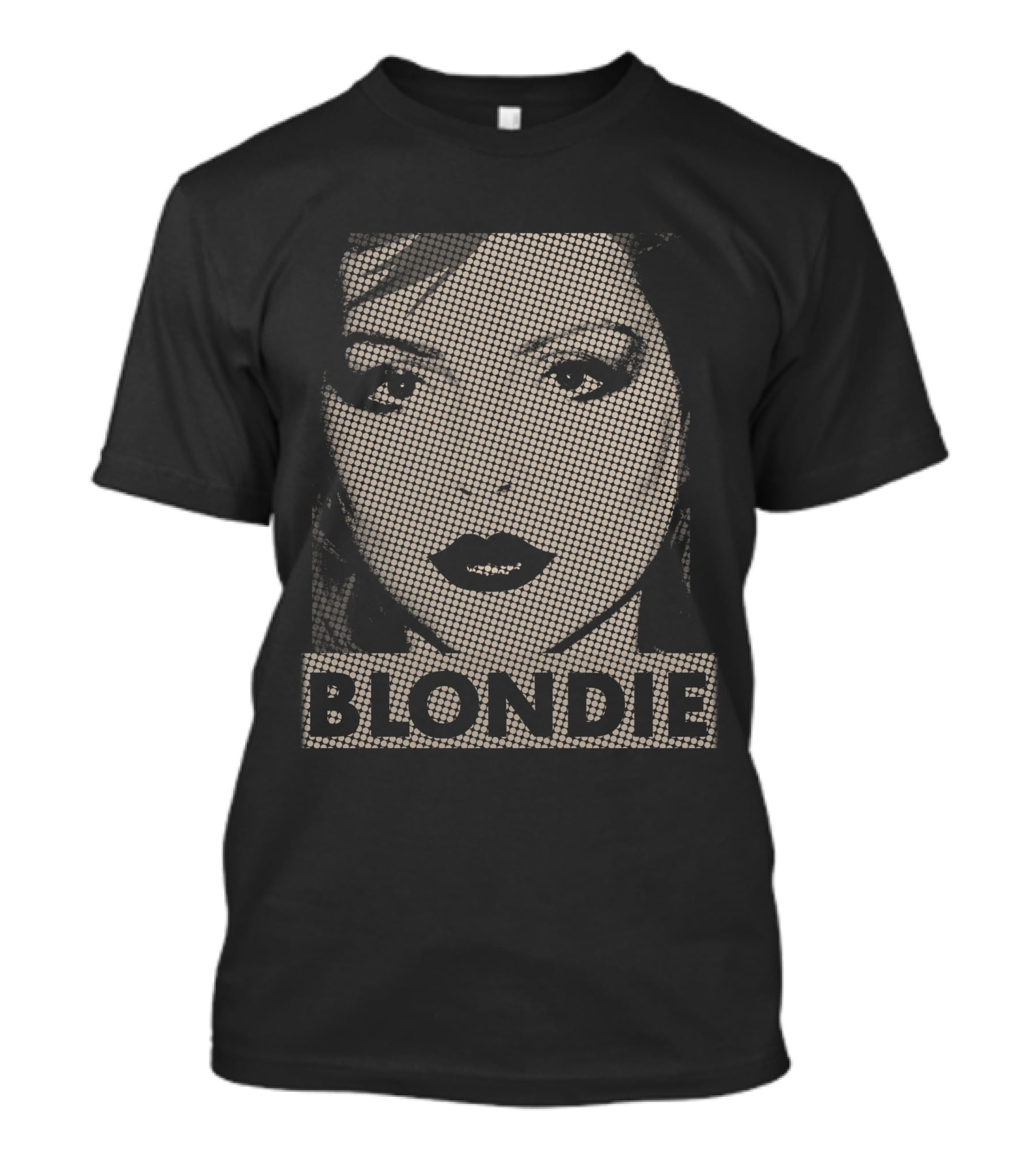 Blondie Face Halftone Style T-Shirt