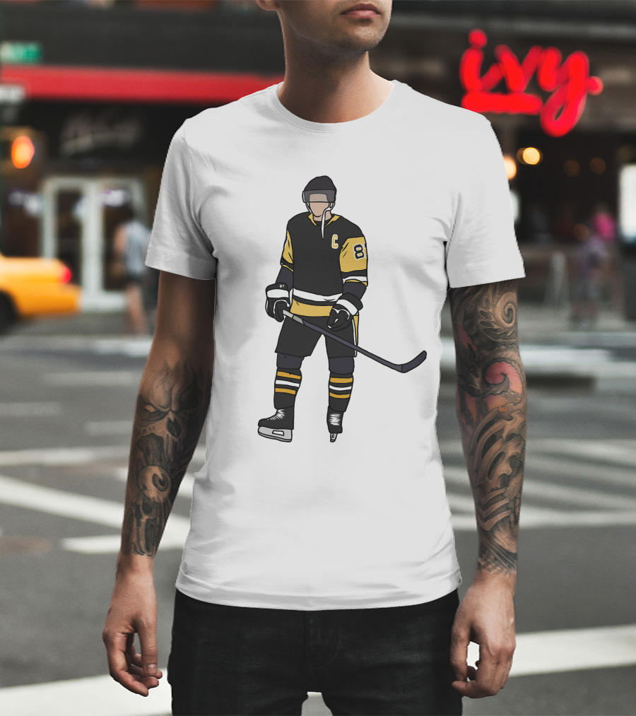 Pittsburgh Penguins Captain 87 Hockey Player T-Shirt