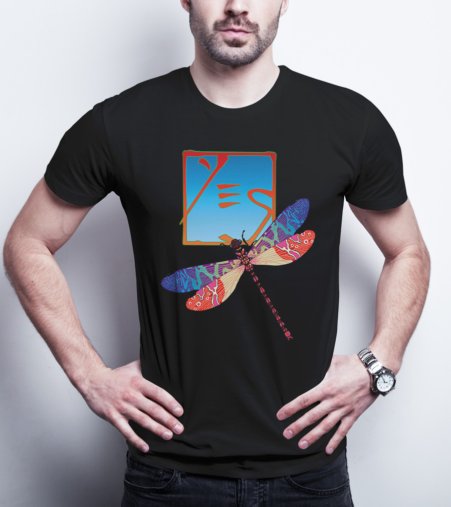 Dragonfly Psychedelic Artwork T-Shirt