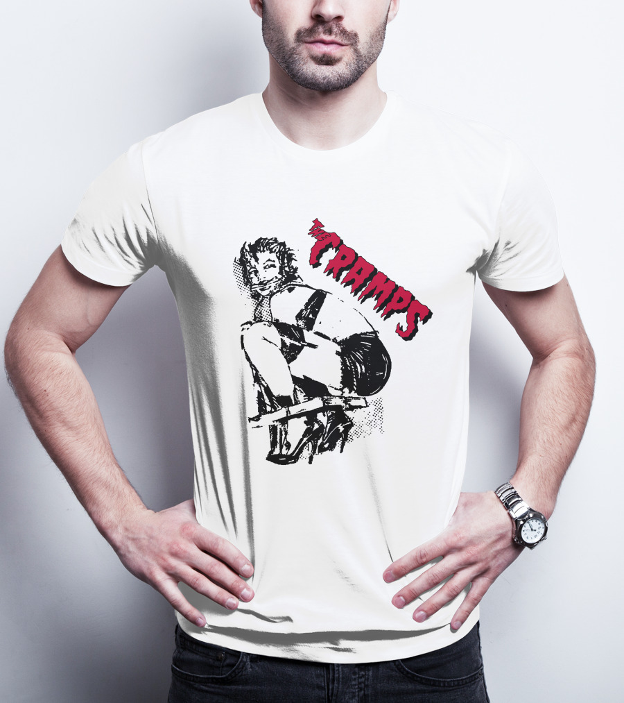 The Cramps Vintage Artwork With Stylish Retro T-Shirt