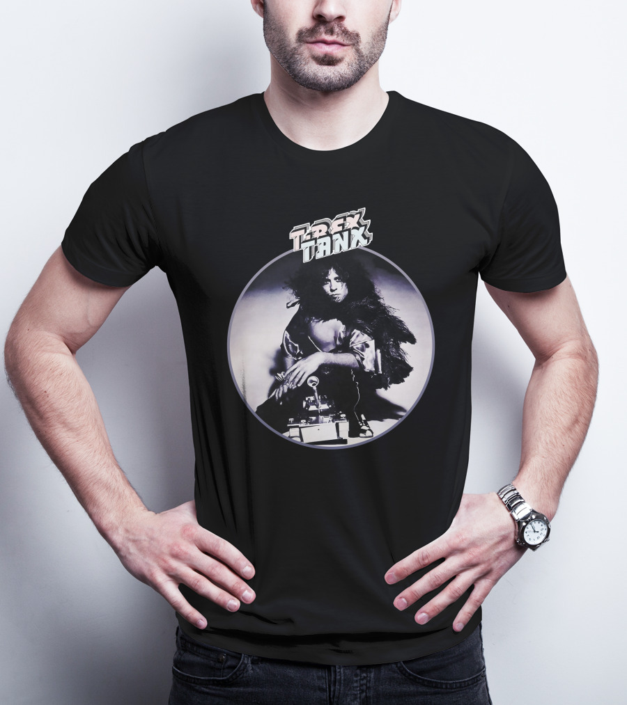 Trex Tanx Album Art Black And White Photo T-Shirt