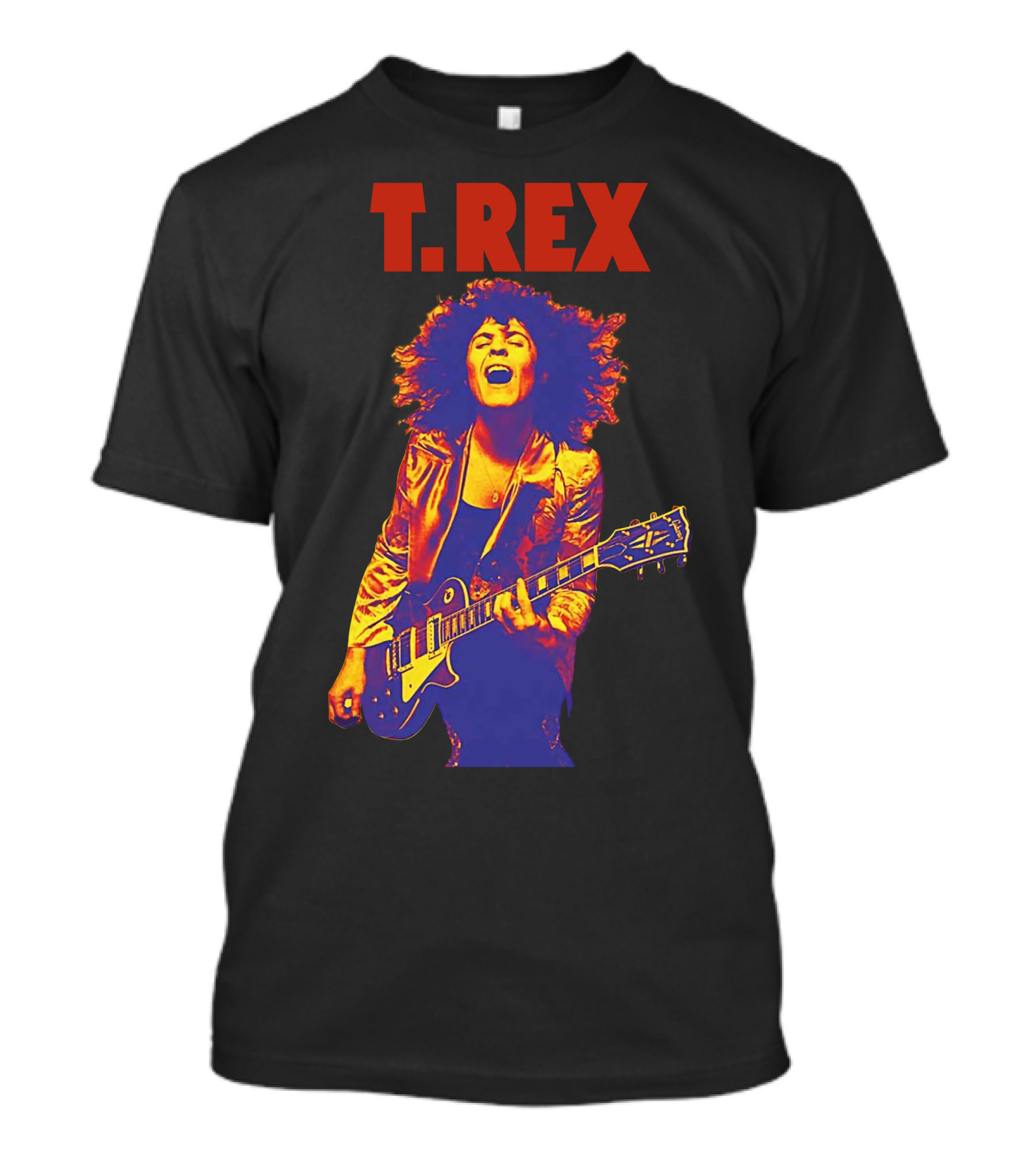 T. Rex Electric Guitar Glam Rock T-Shirt