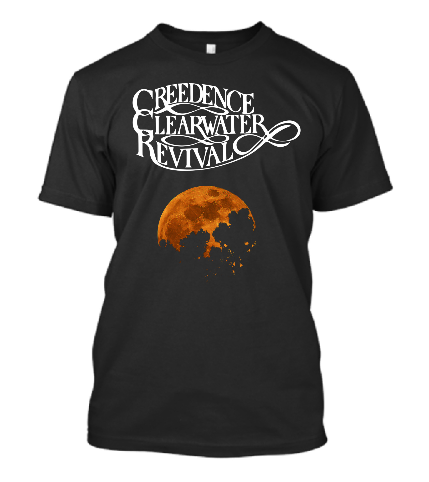 Creedence Clearwater Revival Full Moon Silhouette T-Shirt
