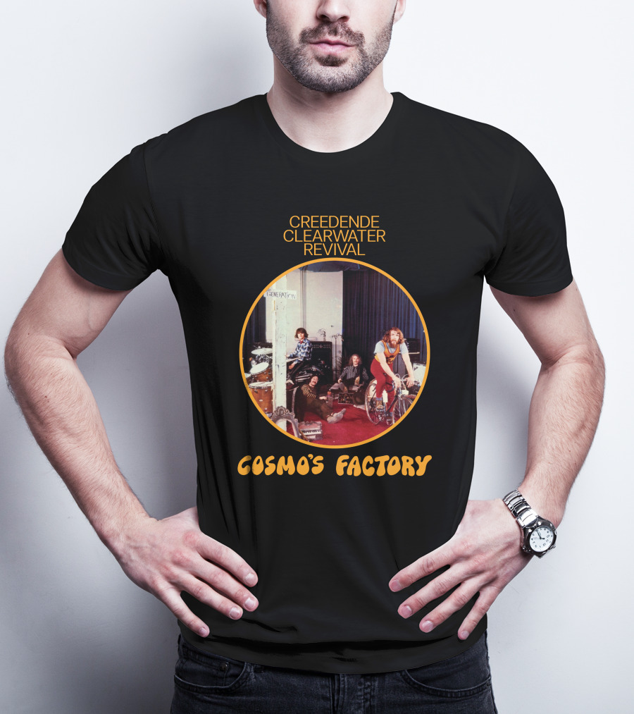 Creedence Clearwater Revival Cosmo's Factory Album Cover T-Shirt