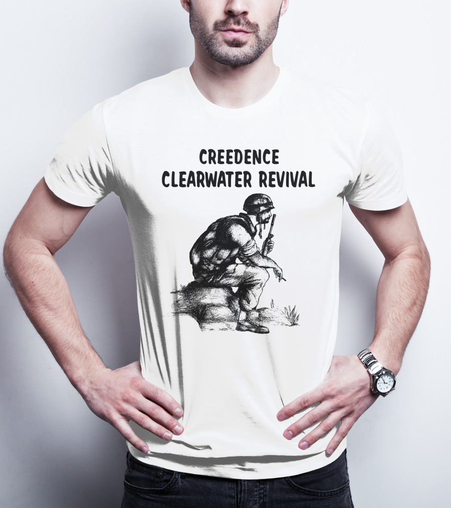 Creedence Clearwater Revival Soldier Art T-Shirt