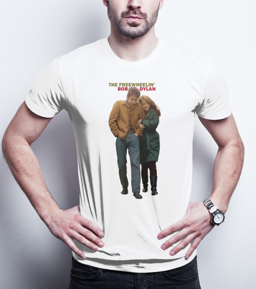 The Freewheelin' Bob Dylan Album Cover T-Shirt