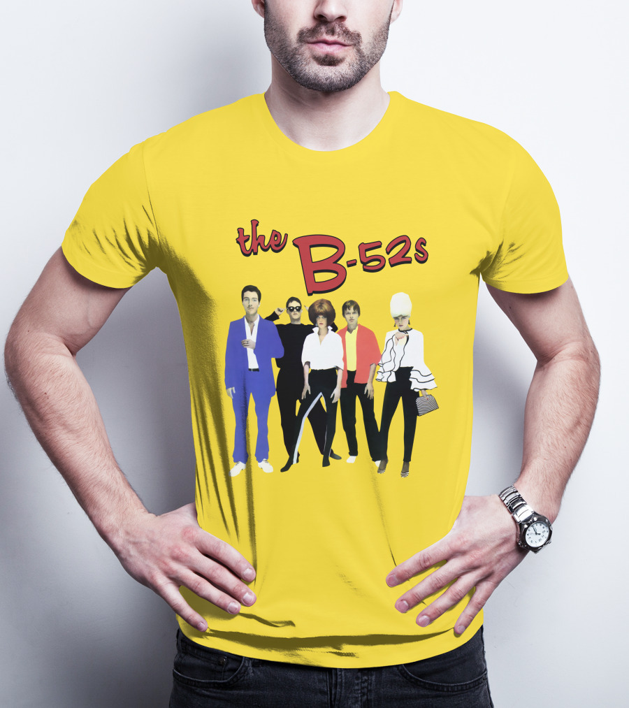 The B-52S Band Members Retro Style Ensemble T-Shirt