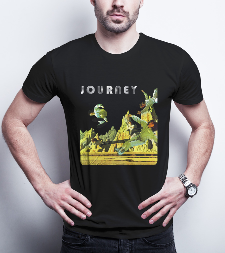 Journey Space-Themed Surreal Landscape Adventure T-Shirt