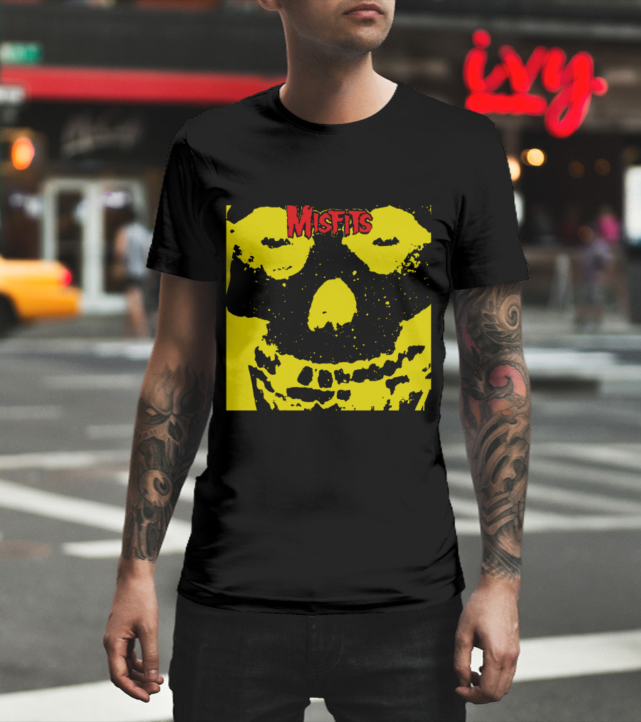 Misfits Yellow Skull T-Shirt