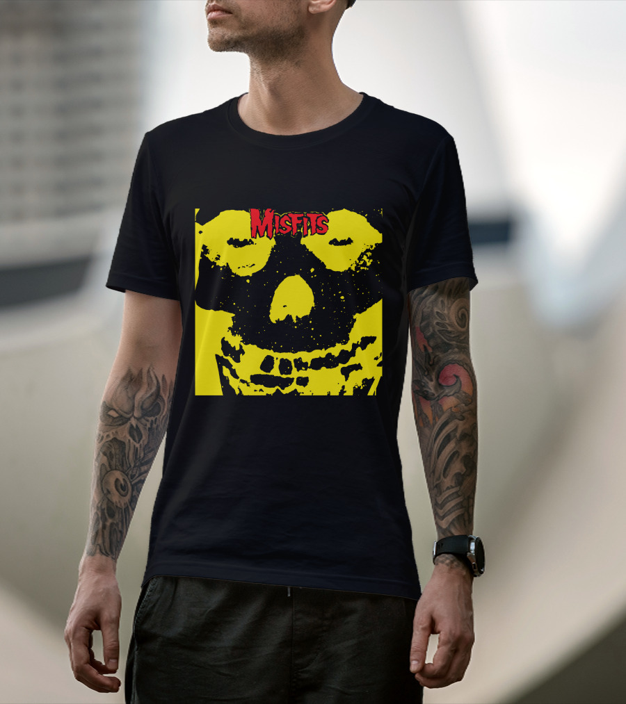 Misfits Yellow Skull T-Shirt