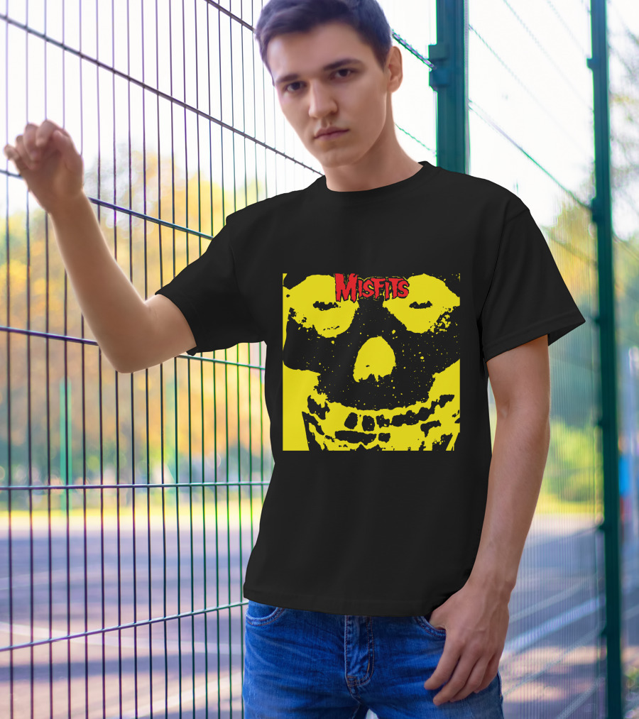 Misfits Yellow Skull T-Shirt