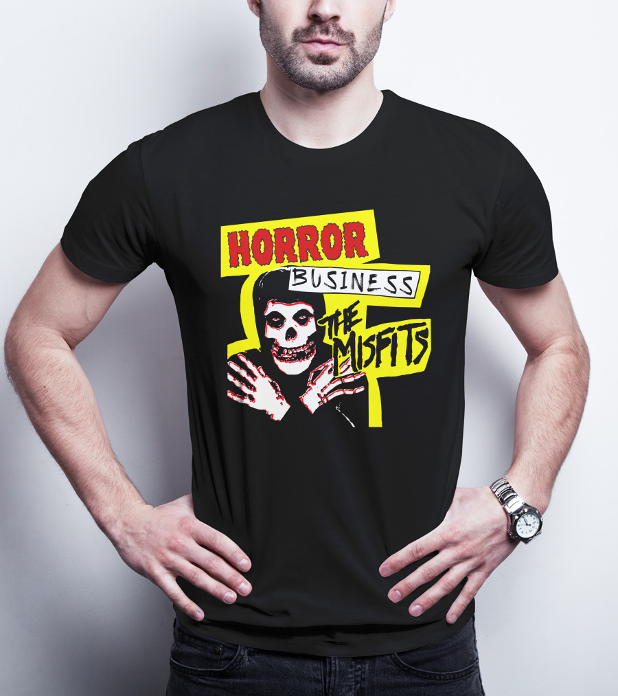 Horror Business The Misfits Skeleton Artwork T-Shirt