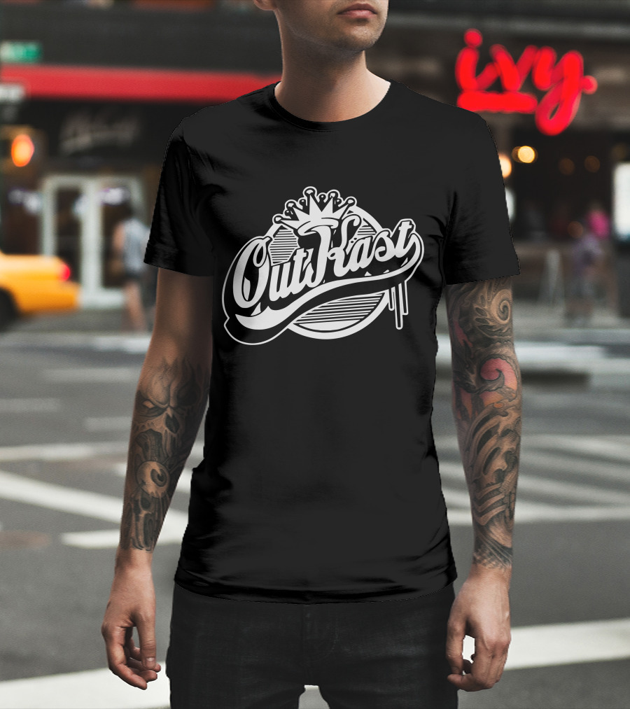 Outkast Retro Style Crowned T-Shirt