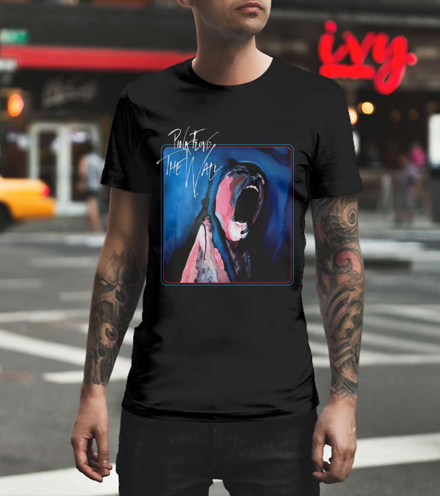Pink Floyd The Wall Album Cover Art Scream T-Shirt