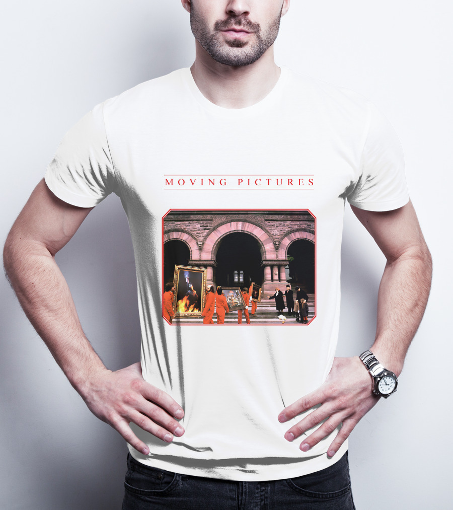 Moving Pictures Album Cover Artwork T-Shirt