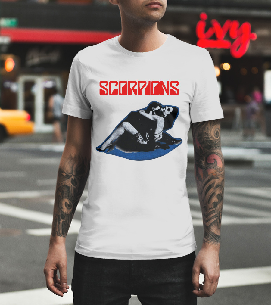 Scorpions Blackout Album Cover Art Retro T-Shirt