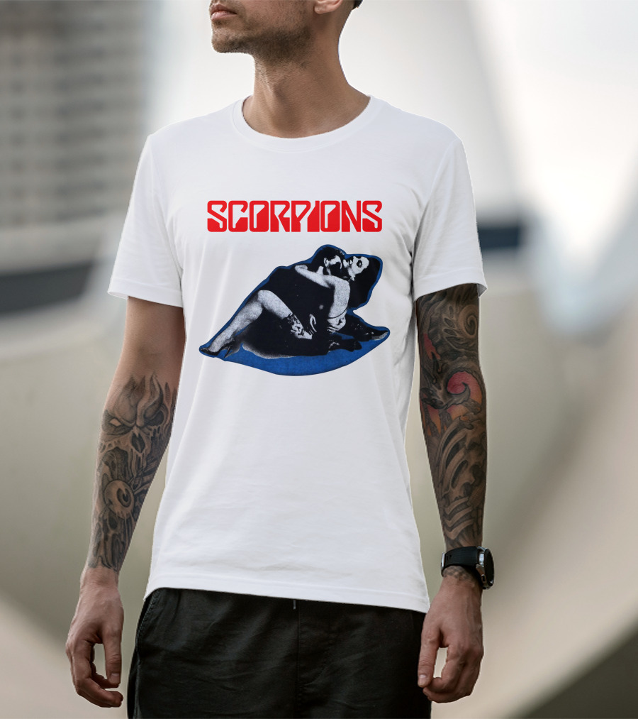 Scorpions Blackout Album Cover Art Retro T-Shirt