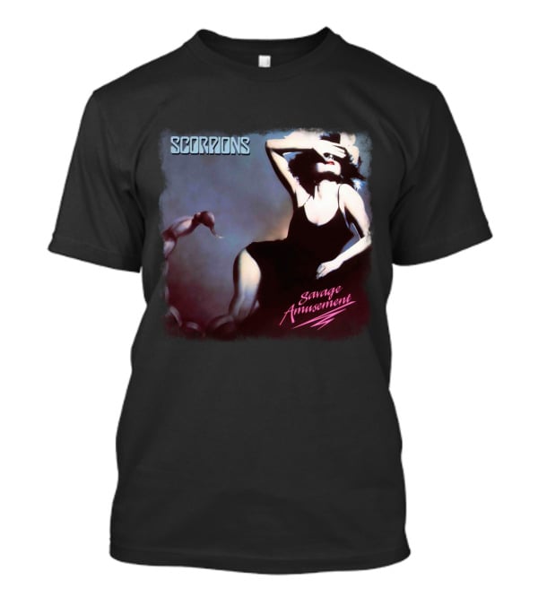 Scorpions Savage Amusement Retro Album Cover Art T-Shirt