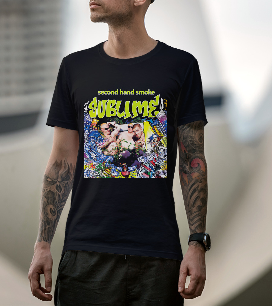 Second Hand Smoke Sublime Band Art T-Shirt