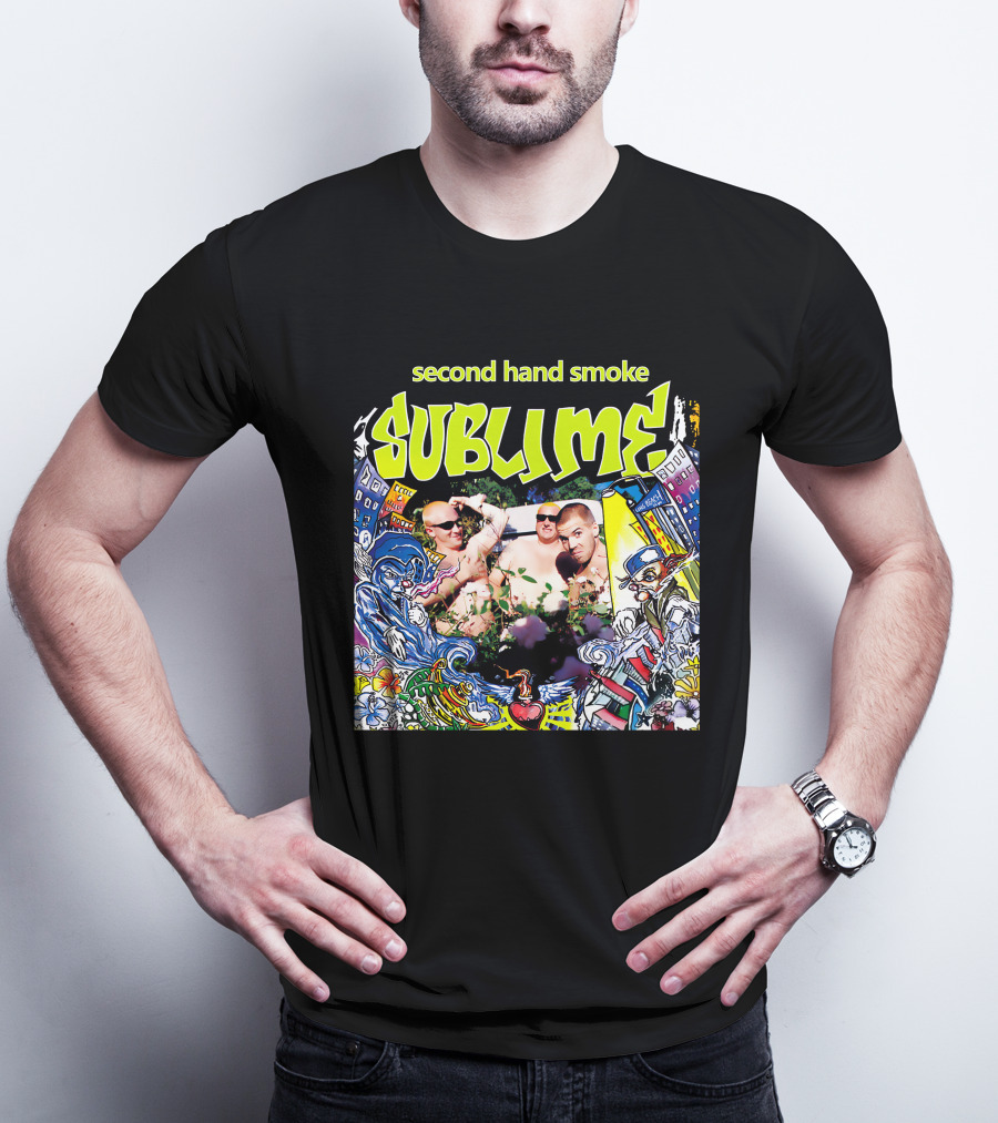 Second Hand Smoke Sublime Band Art T-Shirt