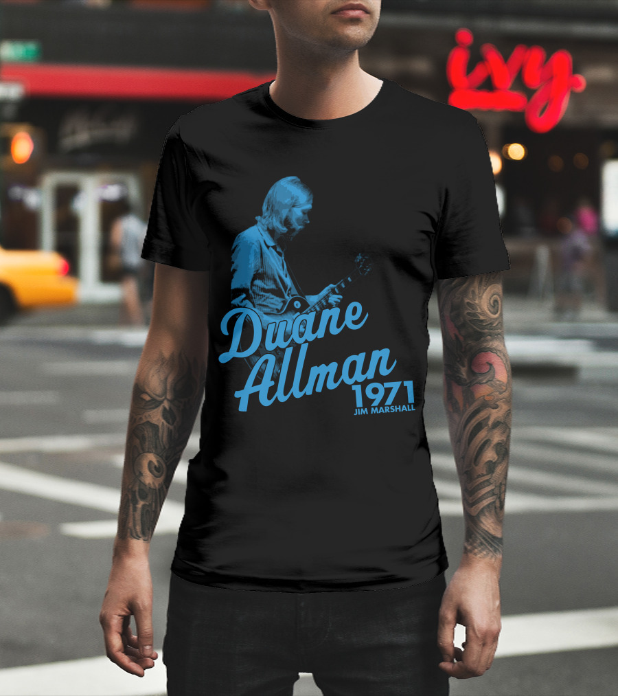 Duane Allman 1971 Jim Marshall T-Shirt