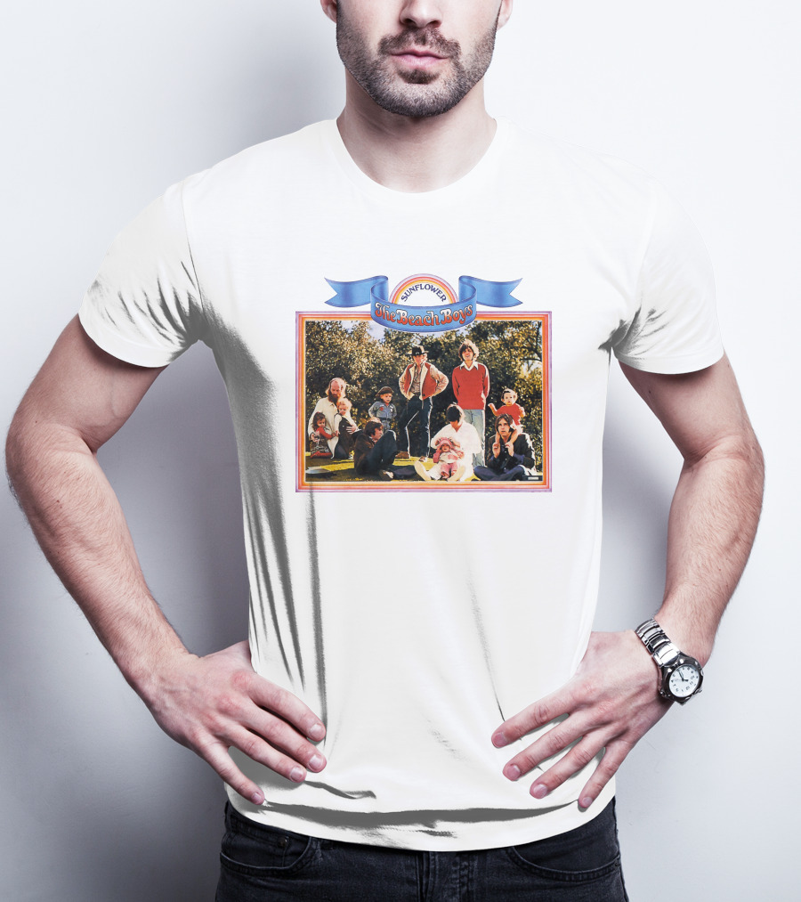 Sunflower The Beach Boys Vintage Album Cover T-Shirt