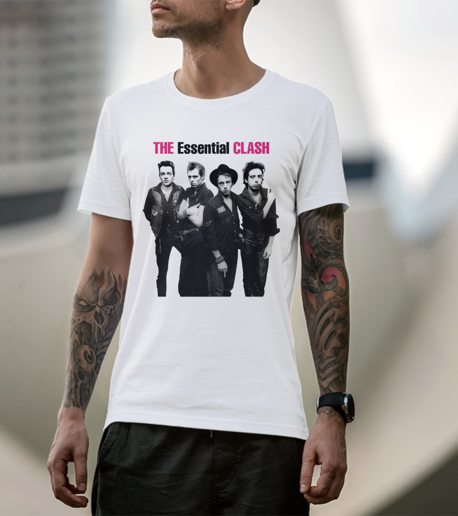 The Essential Clash 20 Shirt Frontman Images Posing T-Shirt