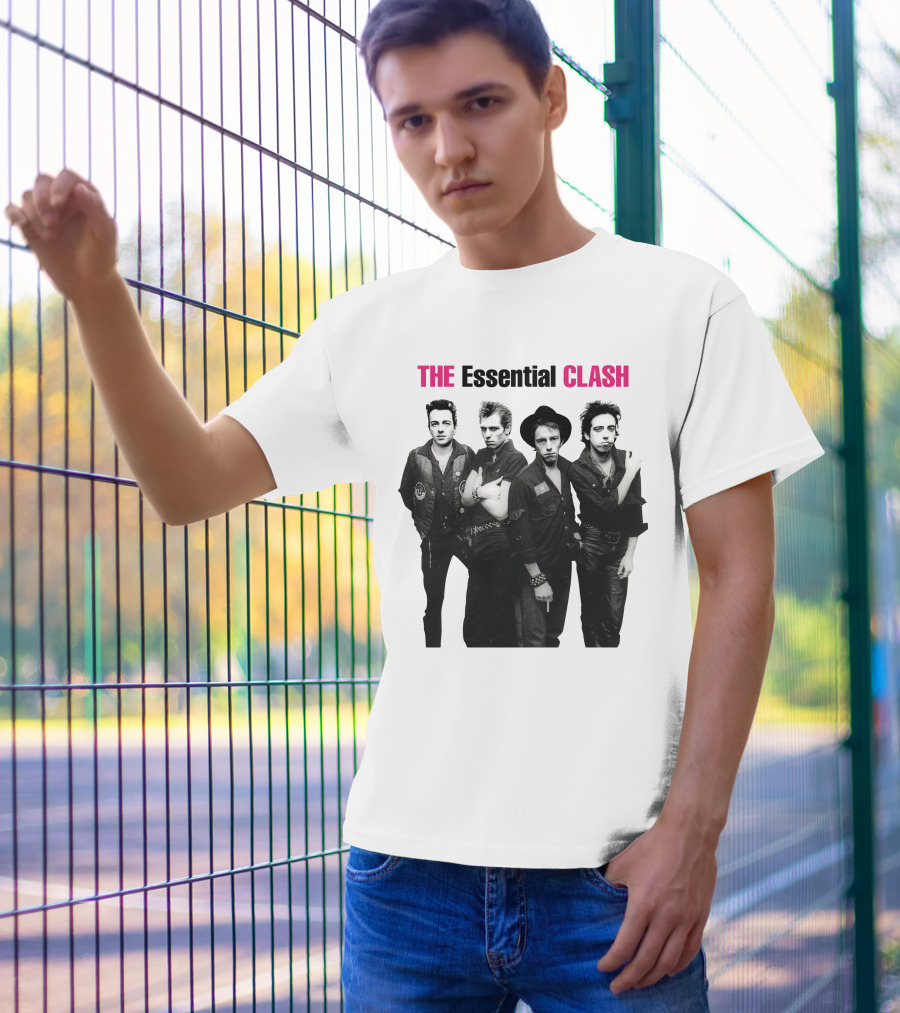 The Essential Clash 20 Shirt Frontman Images Posing T-Shirt