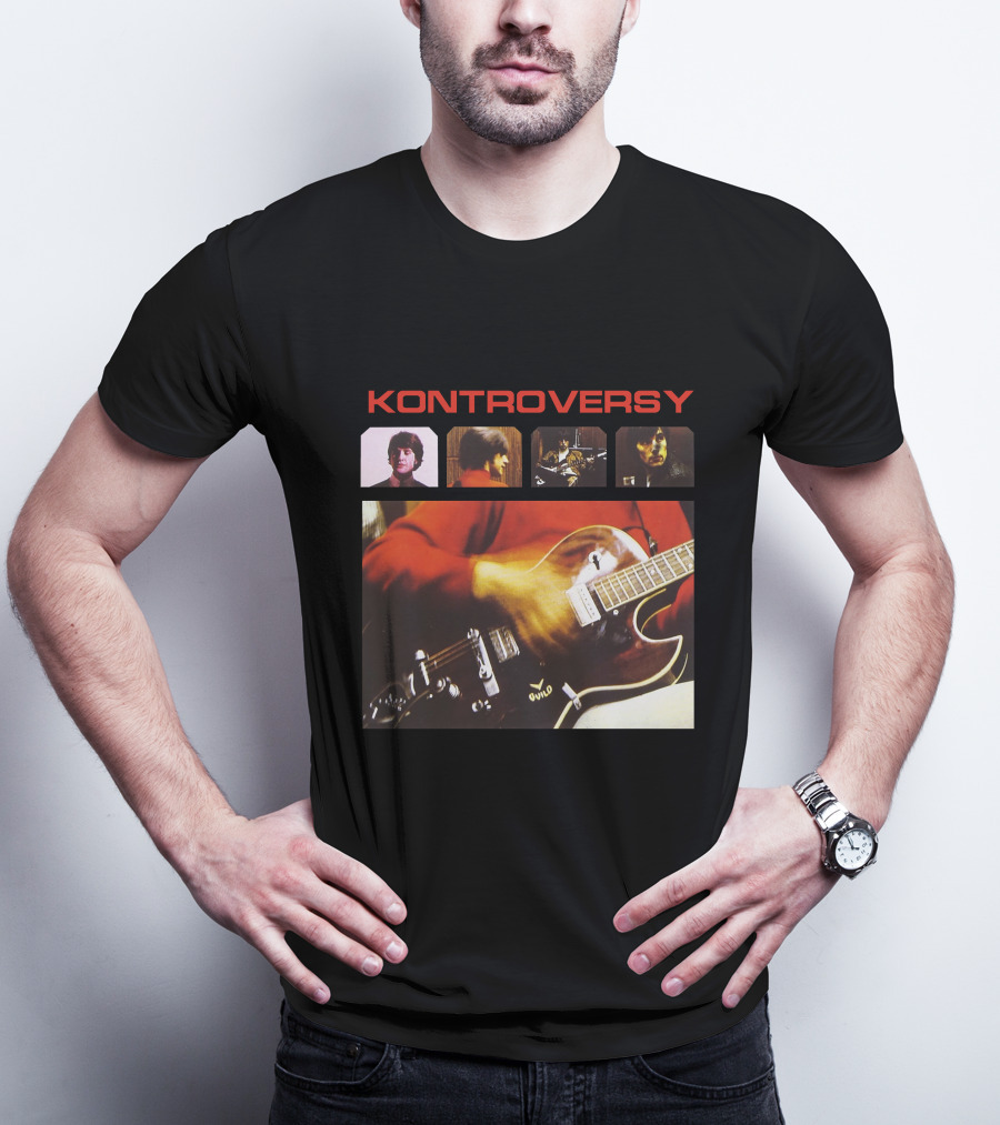 Kontroversy Guitar And Band T-Shirt