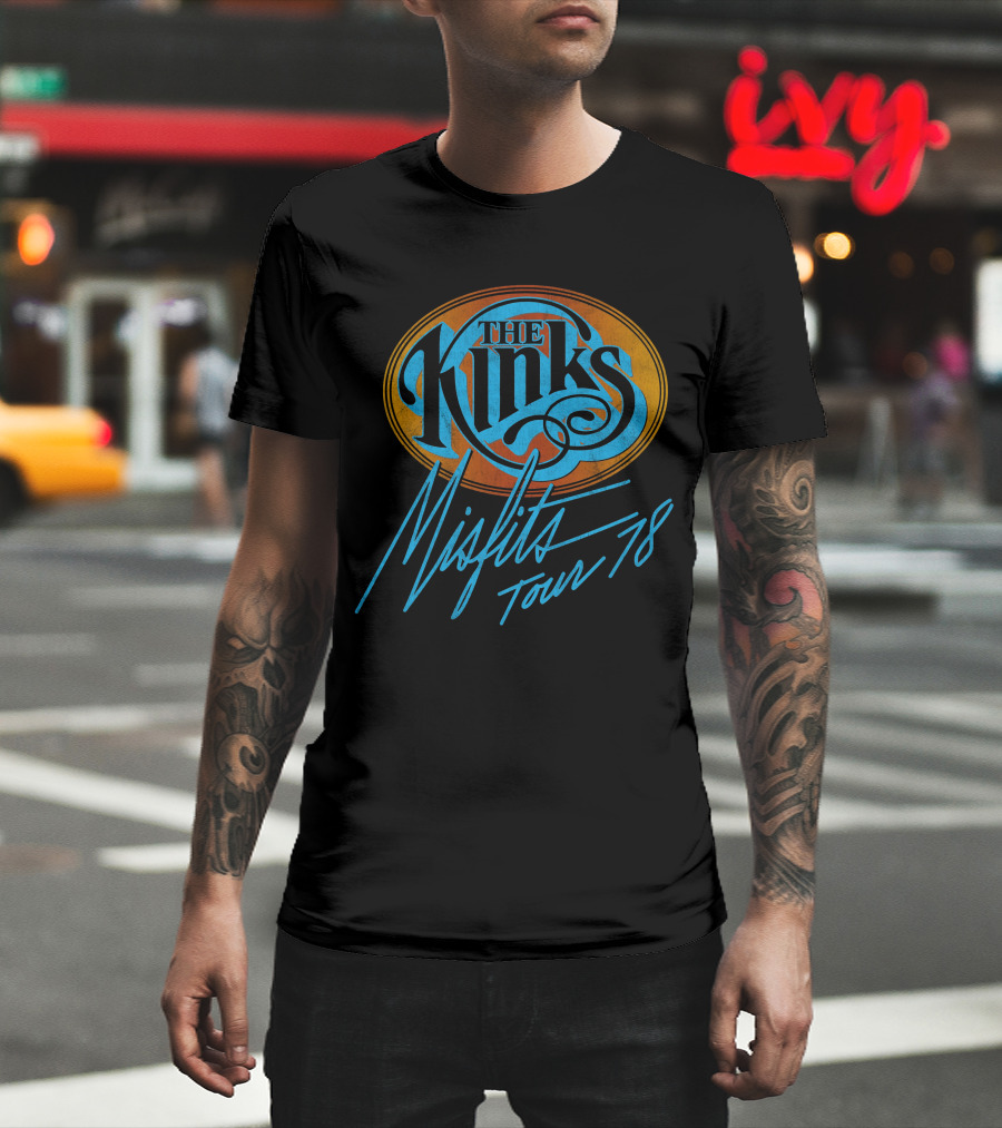The Kinks Misfits Tour '78 T-Shirt