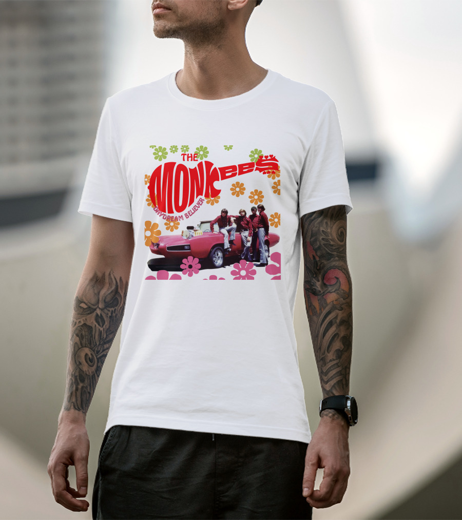 The Monkees Daydream Believer Floral Car T-Shirt