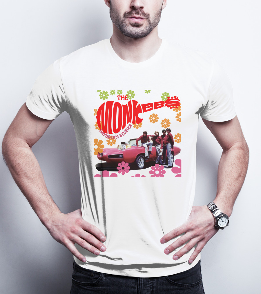 The Monkees Daydream Believer Floral Car T-Shirt