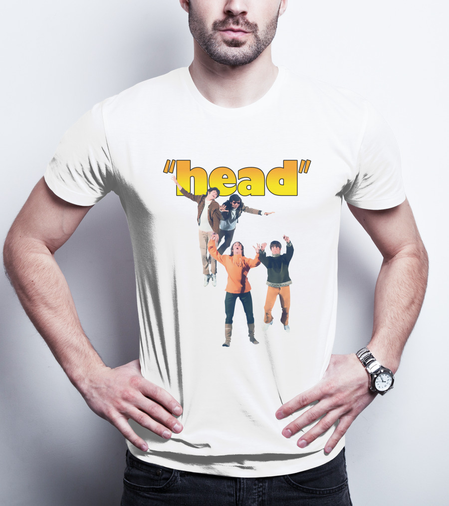 Monkees Head Jumping Pose Retro Style T-Shirt