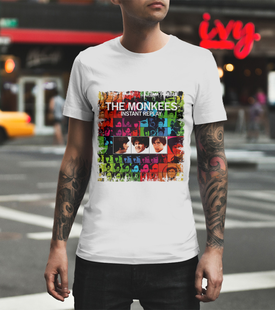 The Monkees Instant Replay Album Art Collage T-Shirt
