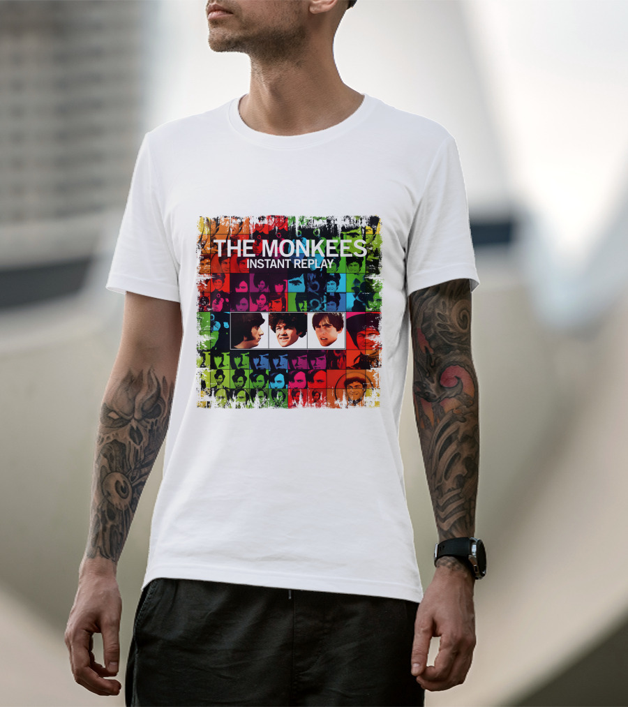 The Monkees Instant Replay Album Art Collage T-Shirt