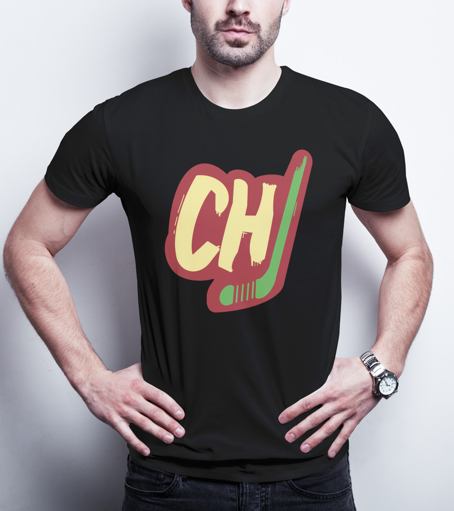 Chicago Blackhawks Hockey Ch Block Style T-Shirt