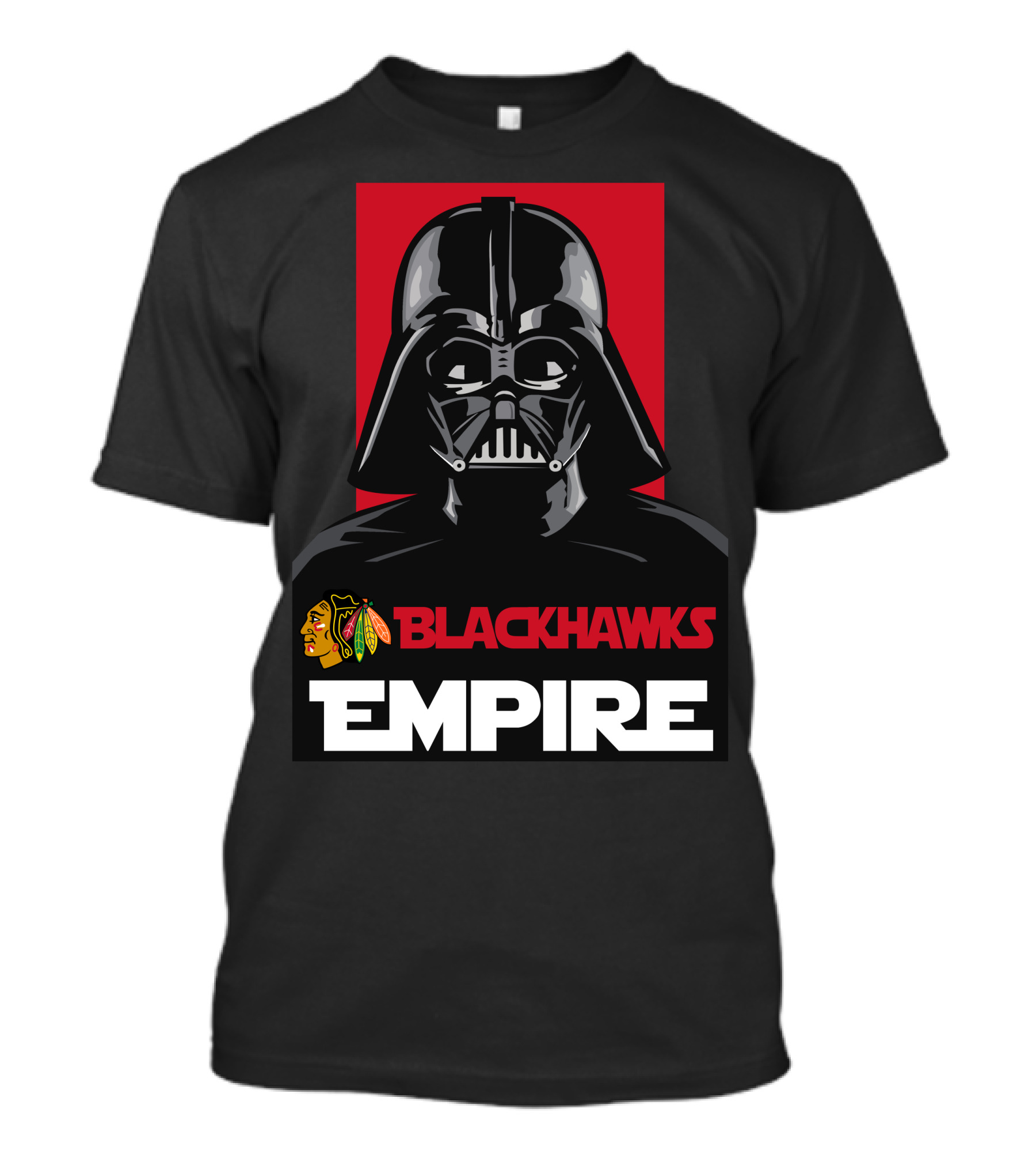 Blackhawks Empire Darth Vader Nhl T-Shirt