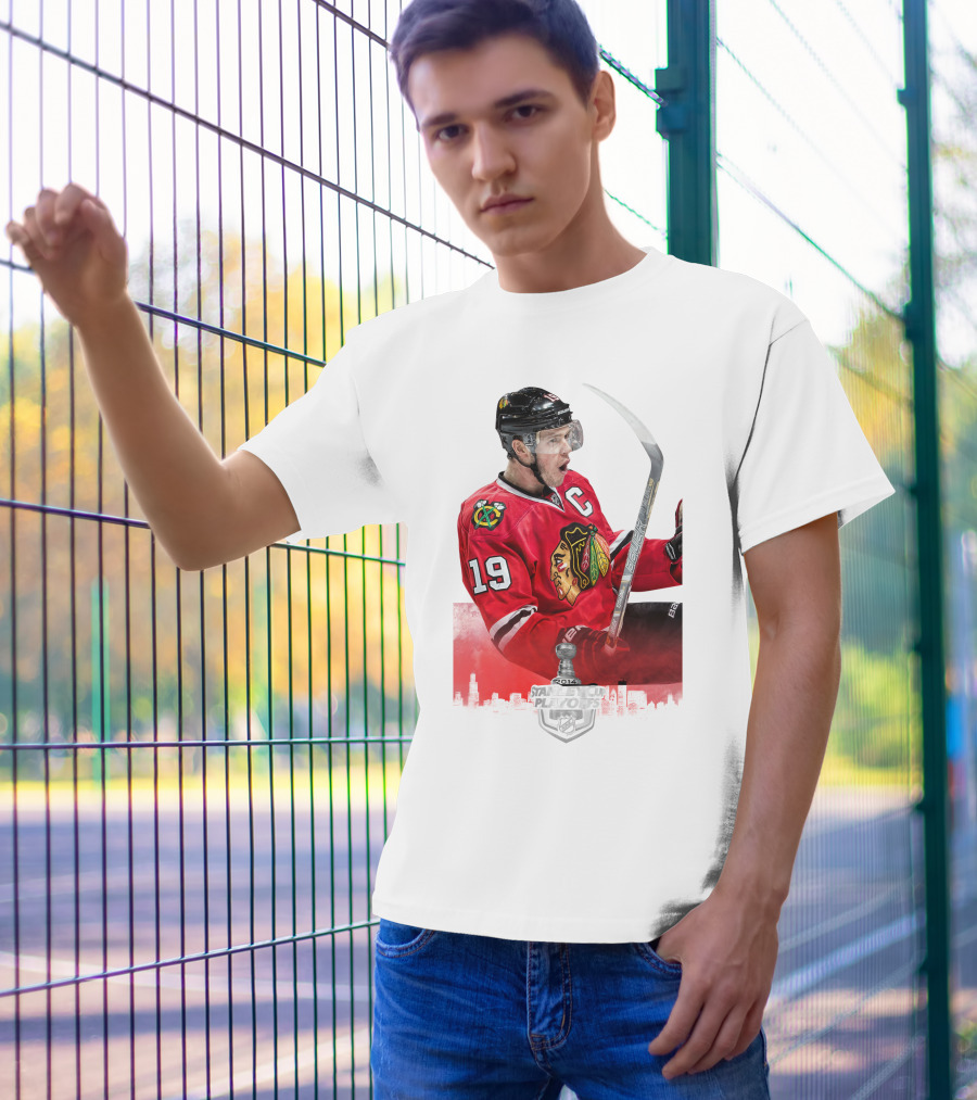 Chicago Blackhawks Nhl 2014 Stanley Cup Playoffs Captain T-Shirt