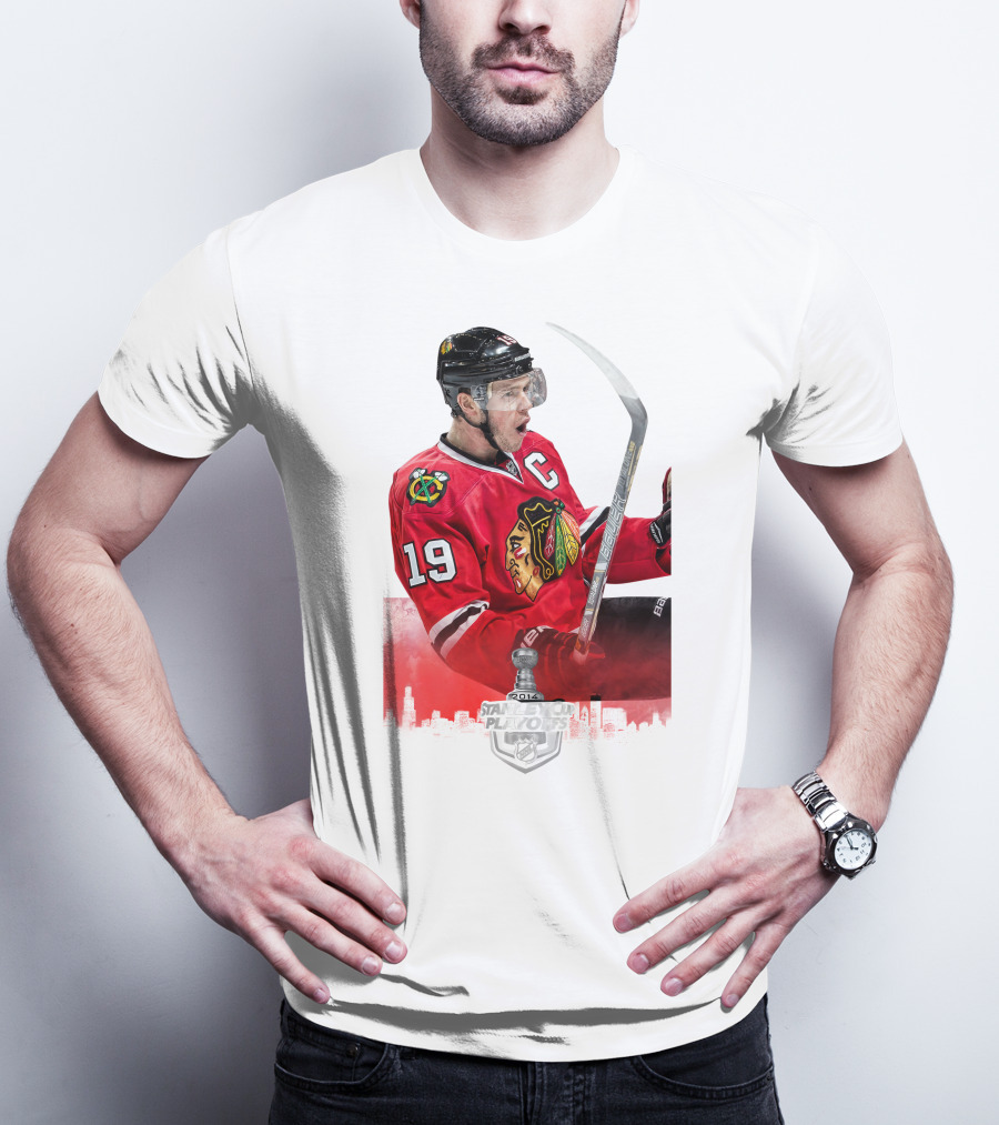 Chicago Blackhawks Nhl 2014 Stanley Cup Playoffs Captain T-Shirt