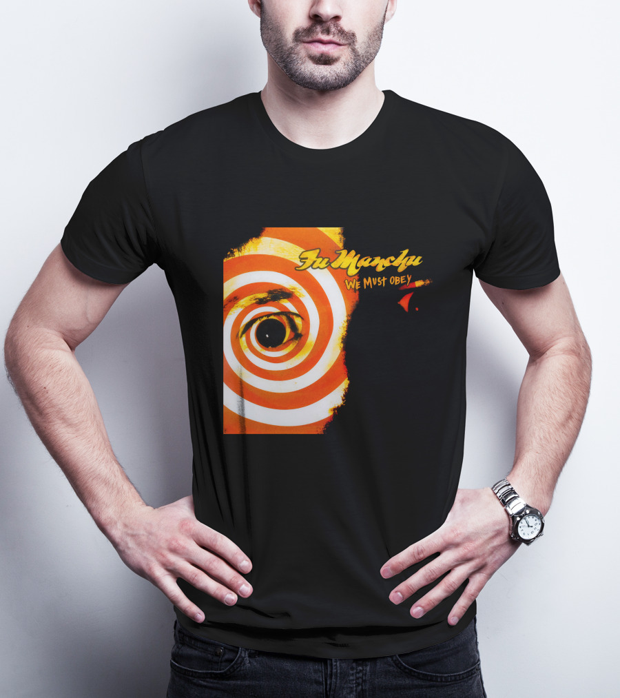 Fu Manchu We Must Obey Eye Spiral T-Shirt