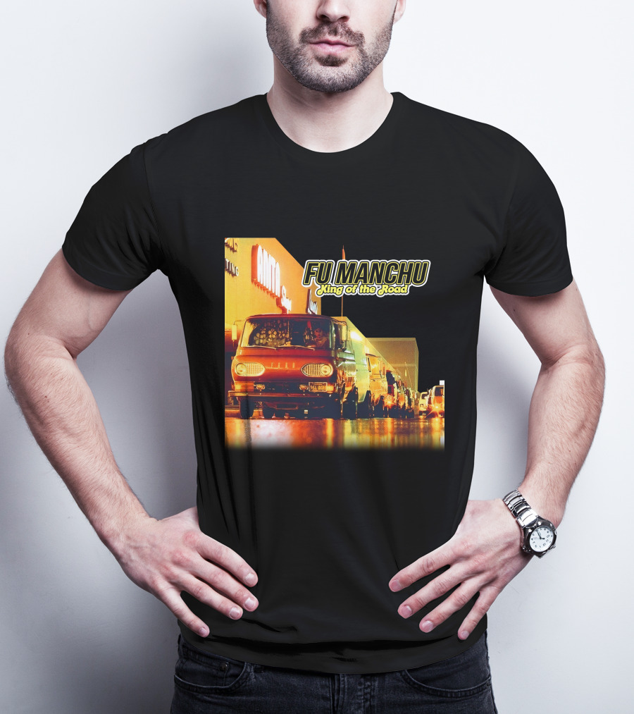 Fu Manchu King Of The Road Album Cover Van Scene T-Shirt