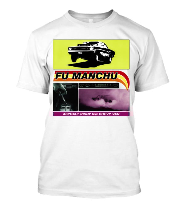 Fu Manchu Asphalt Risin' B/W Chevy Van T-Shirt