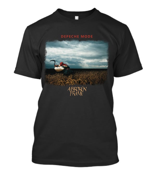 Depeche Mode A Broken Frame Wheat Field Scythe Album Cover T-Shirt