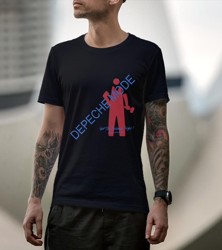 DEPECHE MODE Get The Balance Right Combination Mix Figures T-Shirt