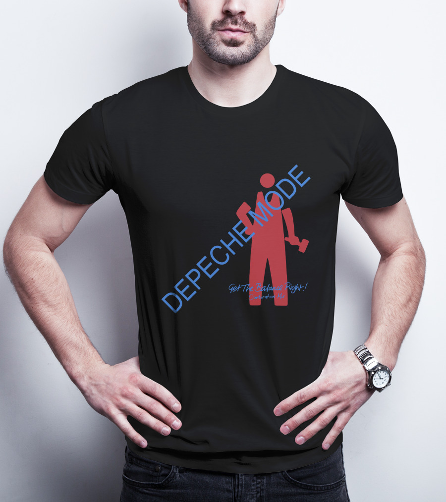 DEPECHE MODE Get The Balance Right Combination Mix Figures T-Shirt