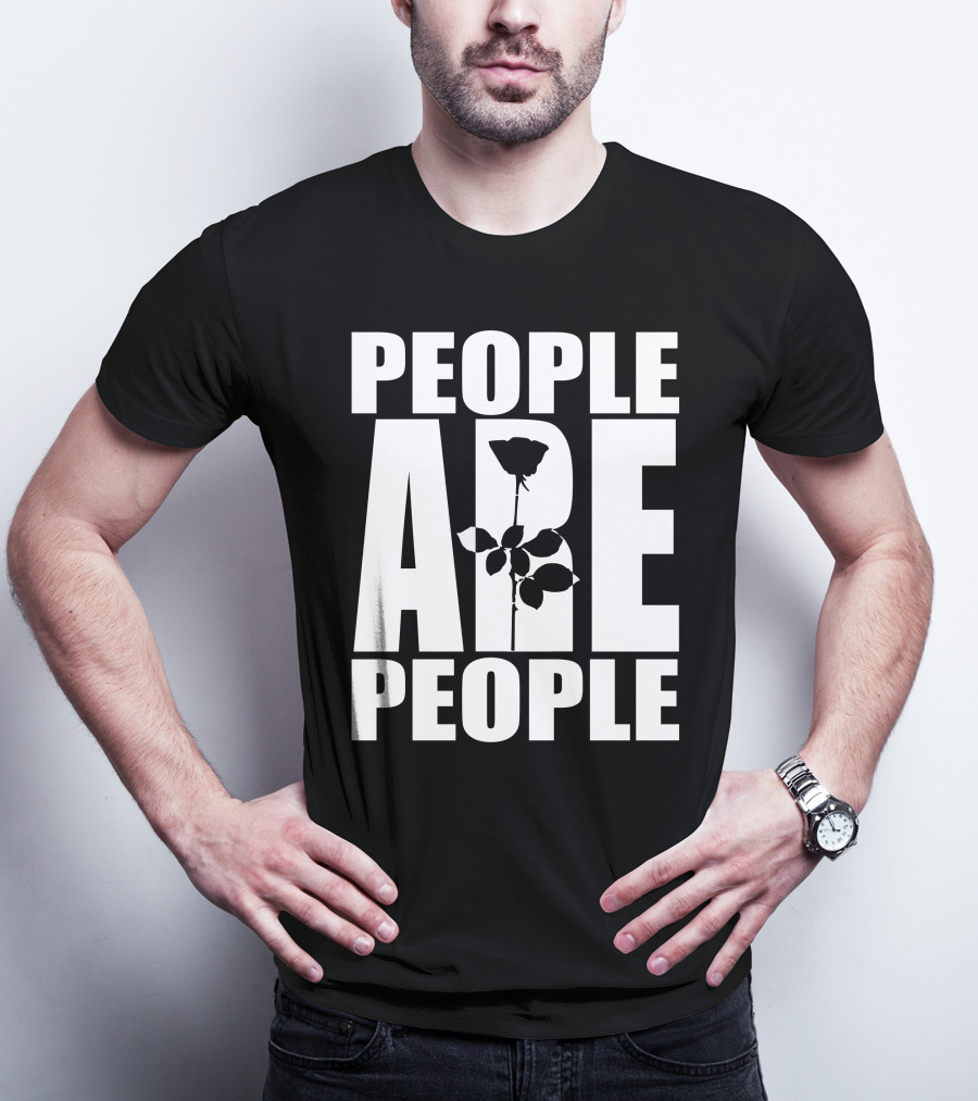 Depeche Mode People Are People Bold Rose T-Shirt