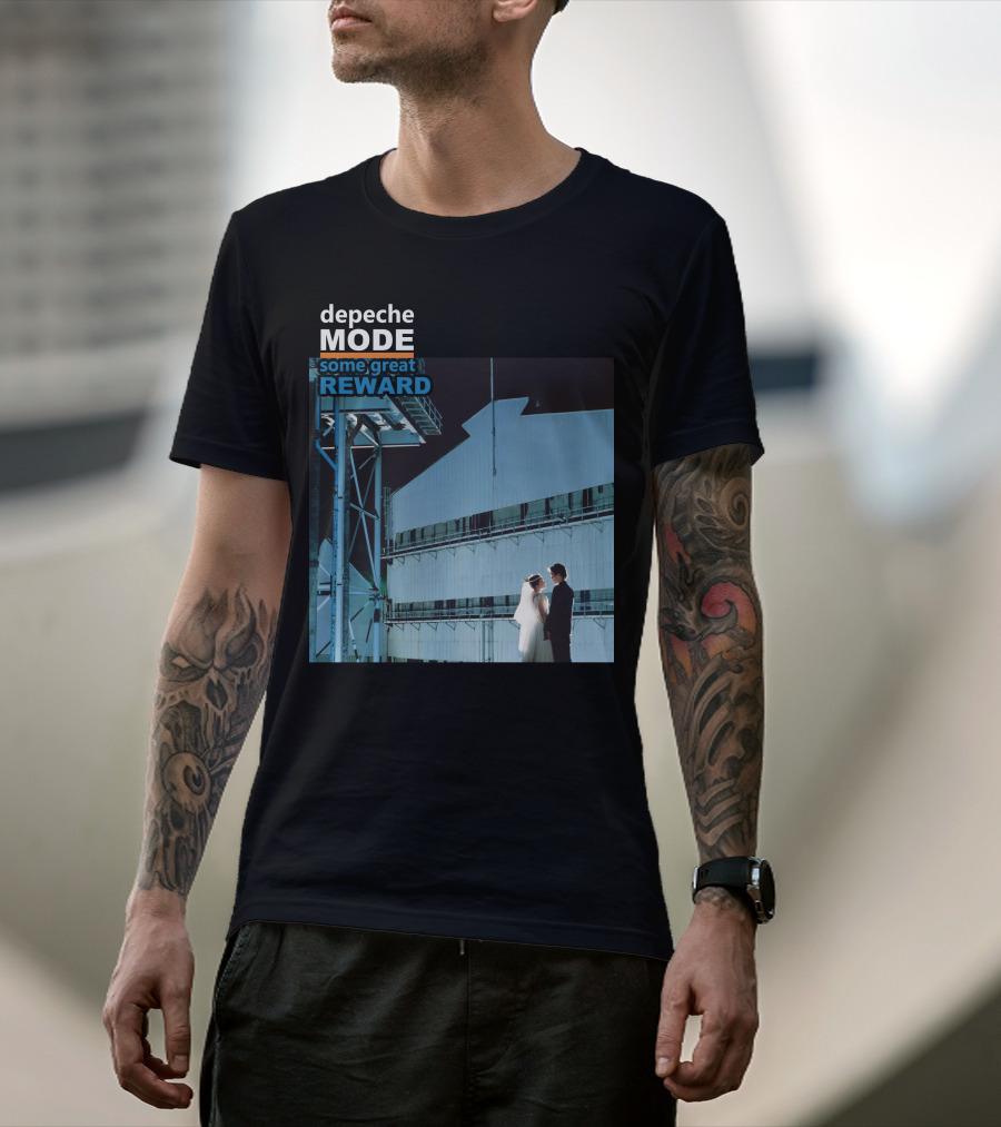 Depeche Mode Some Great Reward Album Cover Night Scene With Bride And Groom T-Shirt