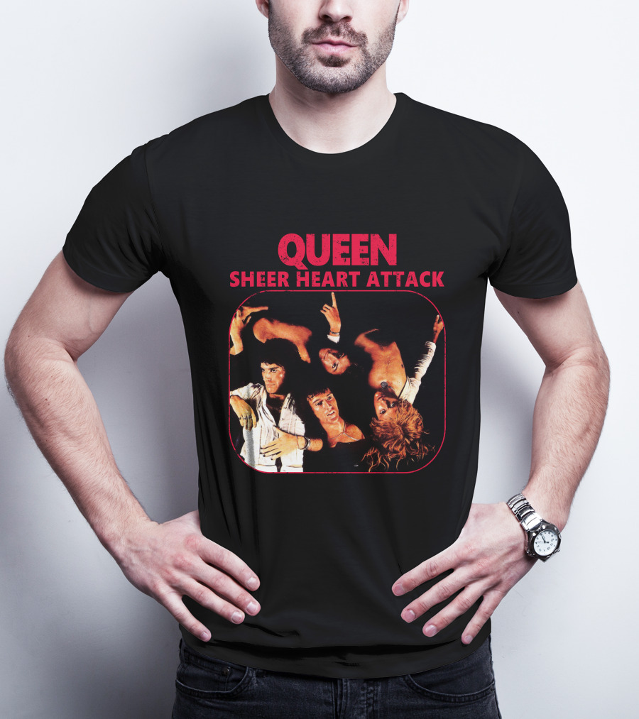 Queen Sheer Heart Attack Album Cover T-Shirt